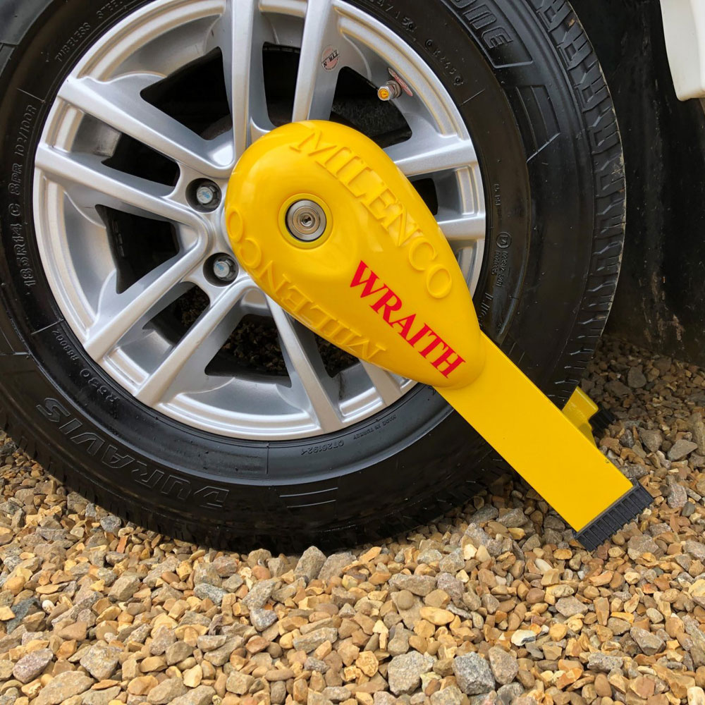Milenco Wraith 2 Wheel Lock for sale from Western Towing