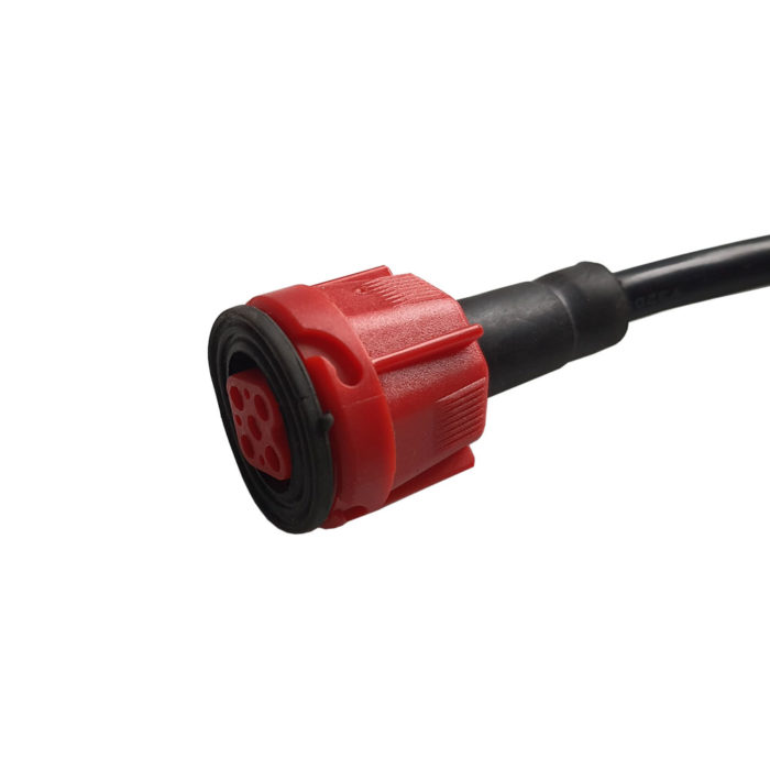 Right Hand rear light connector 5 Pin Plug - Red
