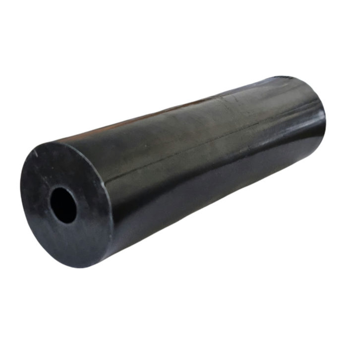 Parallel rubber side roller with 16mm bore.