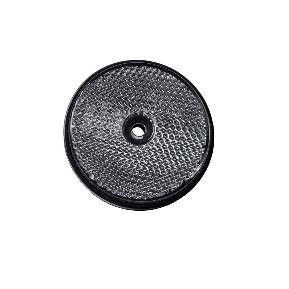 Round Clear Reflector screw-on for sale from Western Towing