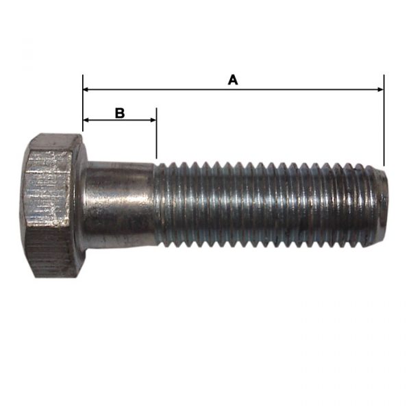 M16 zinc plated Bolt 90mm for sale from Western Towing
