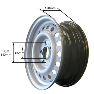 Wheel Rim 14 inch 5 stud 112mm PCD for sale from Western Towing
