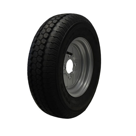 Wheel Rim & Tyre 145R10 74N 4 stud 4″ PCD No Offset - Western Towing