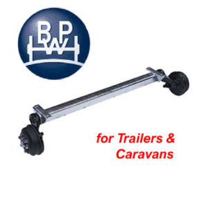 Complete replacement BPW Caravan & Trailer Axle From Western Towing