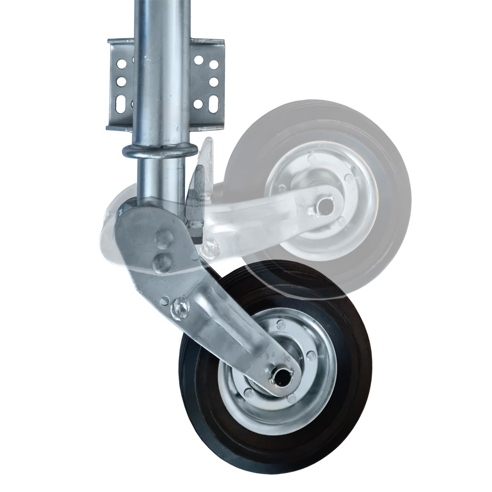 Auto fold 60mm diameter 300kg jockey wheel - Western Towing