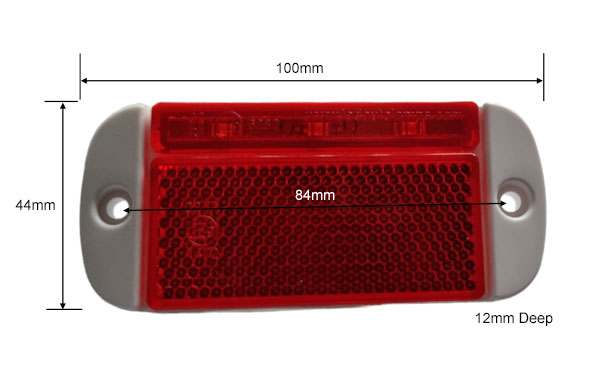 LED waterproof red rear marker light