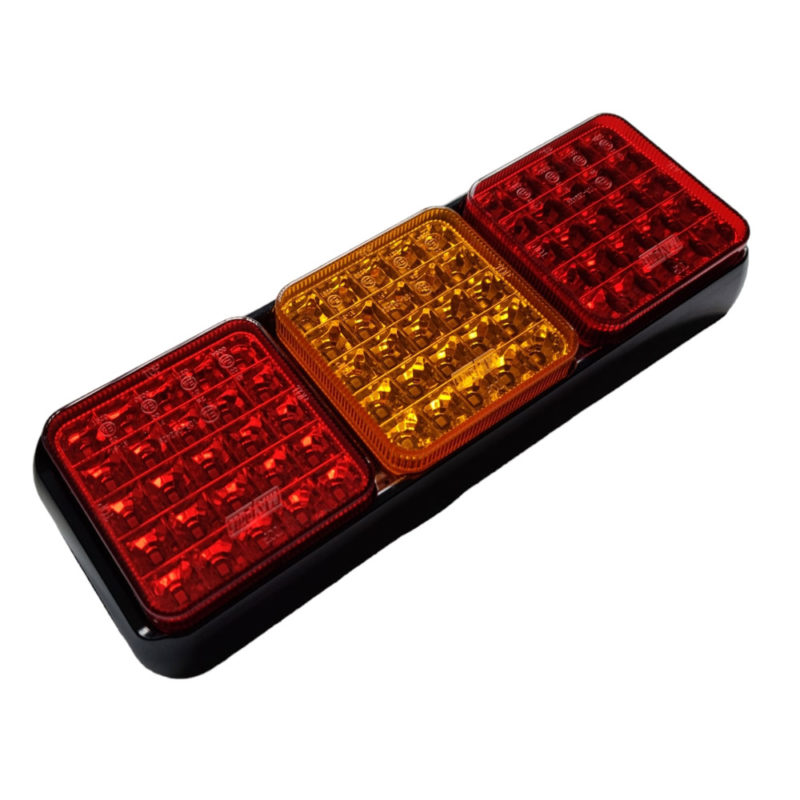 LED Waterproof Rear triple modular Rectangular Lamp - Western Towing
