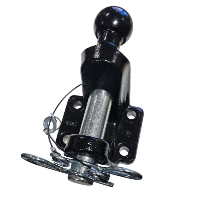 Towball & Pin Hitch with 4 hole mounting at 83x56mm from Western Towing