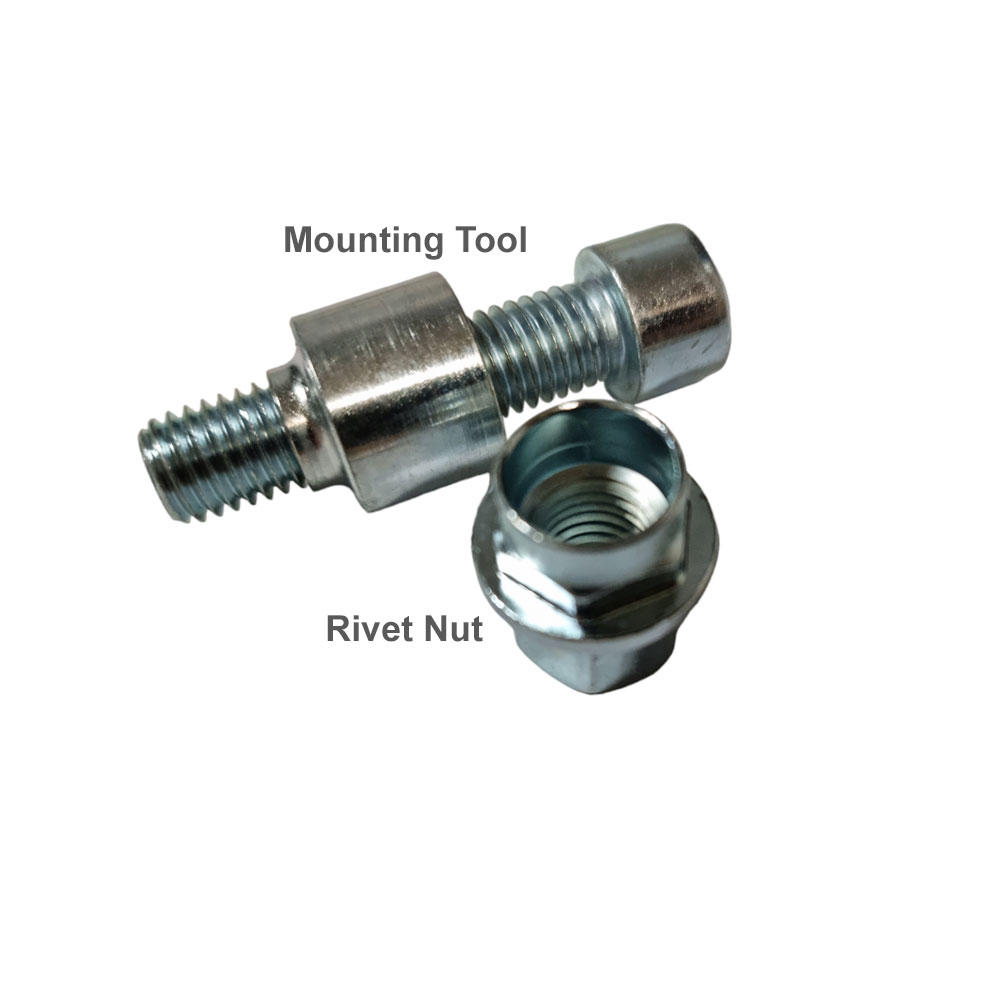 Rivet Nut for Jockey Wheel Handle on Alko Euro AE Couplings
